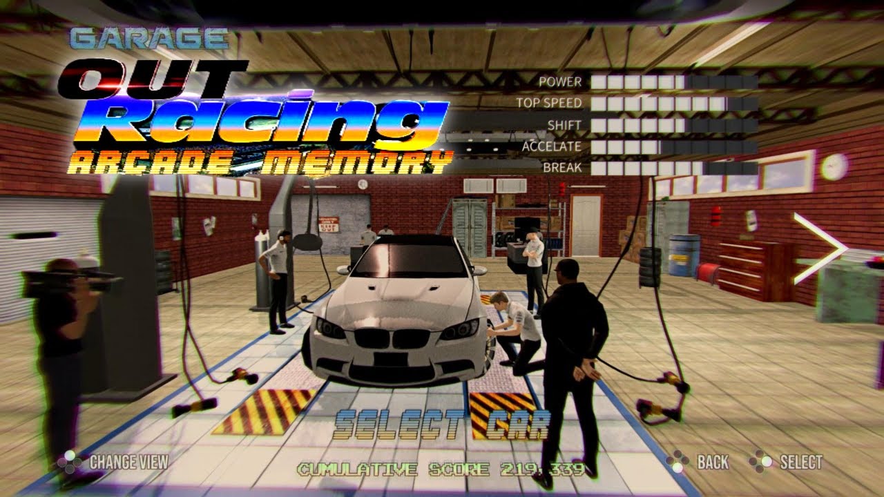 Out Racing Arcade Memory - the race! - YouTube