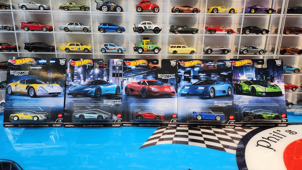 2022 hot wheels exotic envy wave 2 opening - YouTube