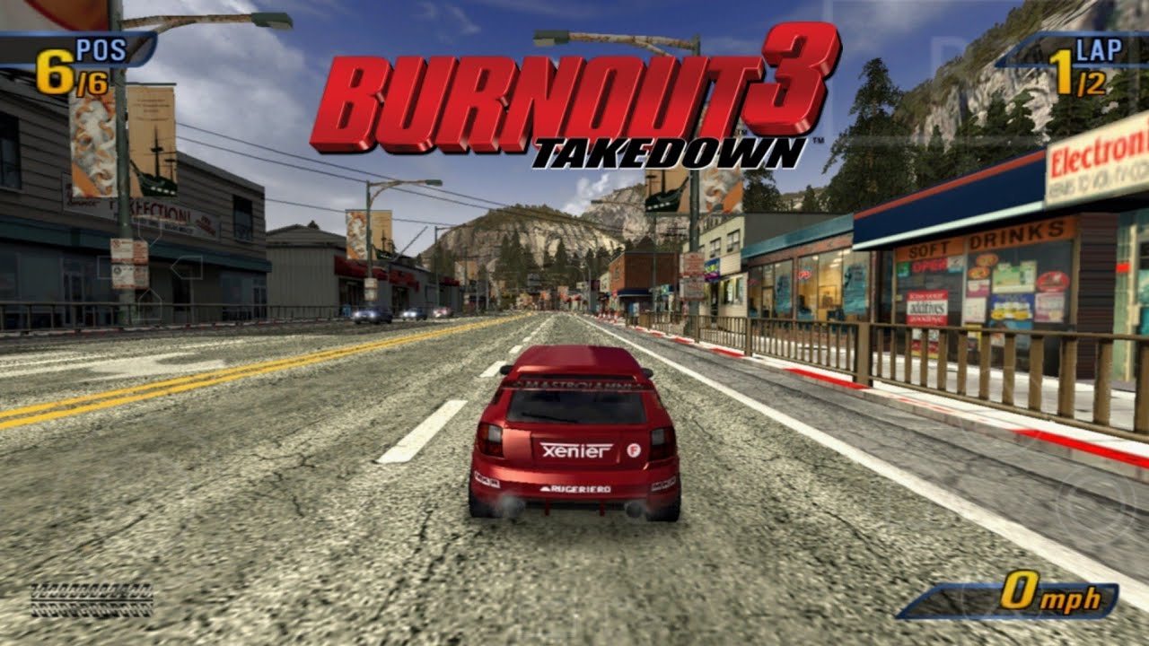 Burnout 3 Takedown: Gameplay 1080p (AetherSX2) S10 Lite - YouTube