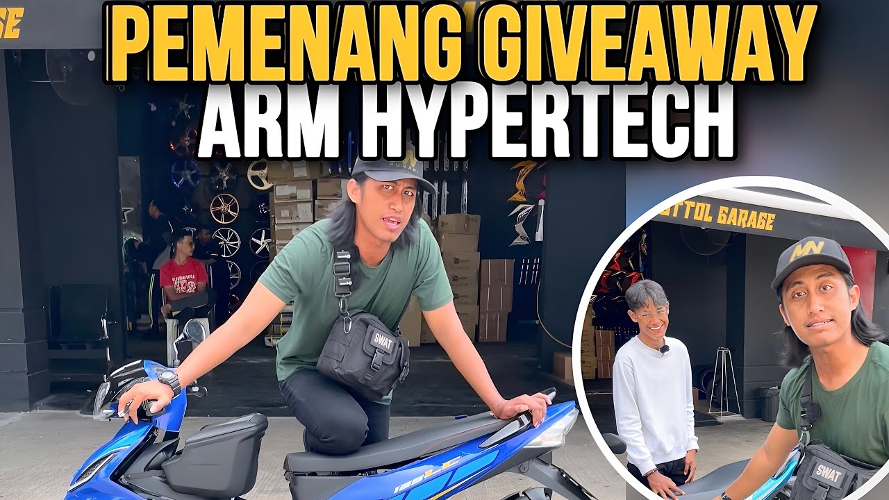 Penantian Yang Ditunggu tunggu Pemenang Giveaway Swing Arm Hypertech! - YouTube