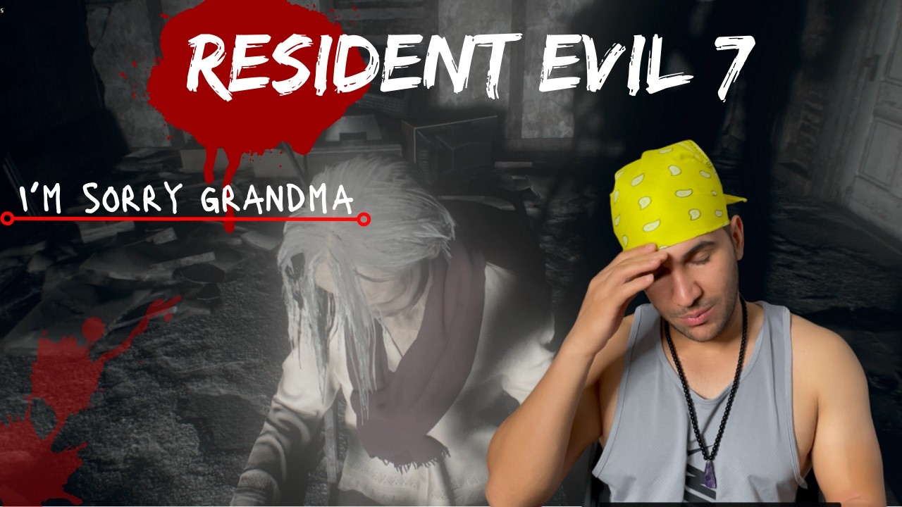 the last part of the resident evil 7 . why grandma?! 😓😓😓#residentevil7 ...