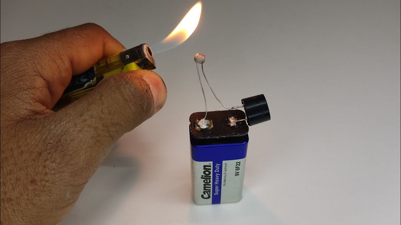 8th Class School Science Project • LDR & Buzzer Project - YouTube