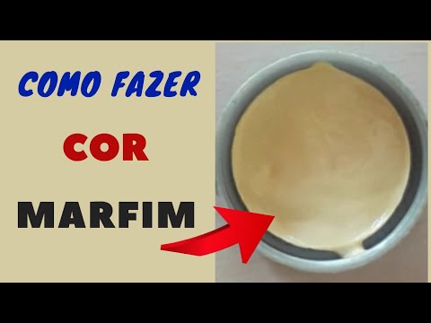 Como fazer a cor Marfim / dica número 2 - YouTube