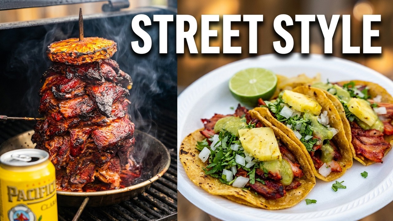 🔵 How to Make Street-Style Tacos al Pastor at Home | Pellet Grill ...