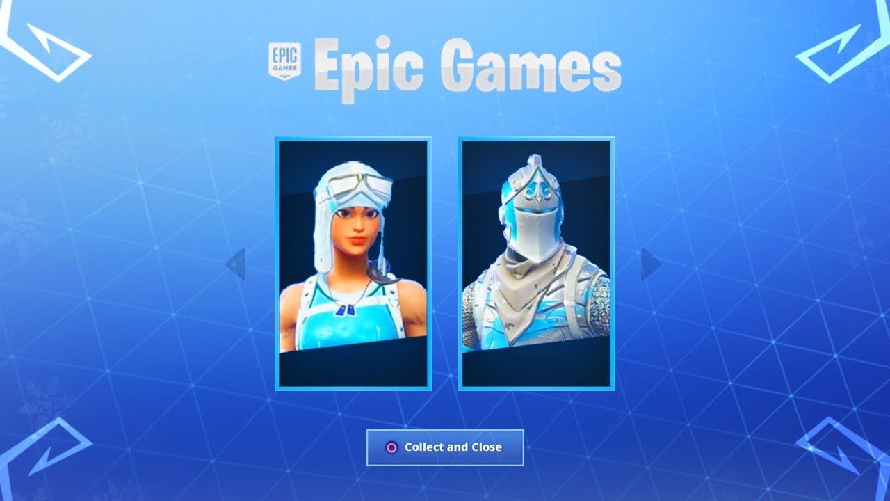 The New FROZEN Fortnite Skins! (New Fortnite Battle Royale Skins) - YouTube