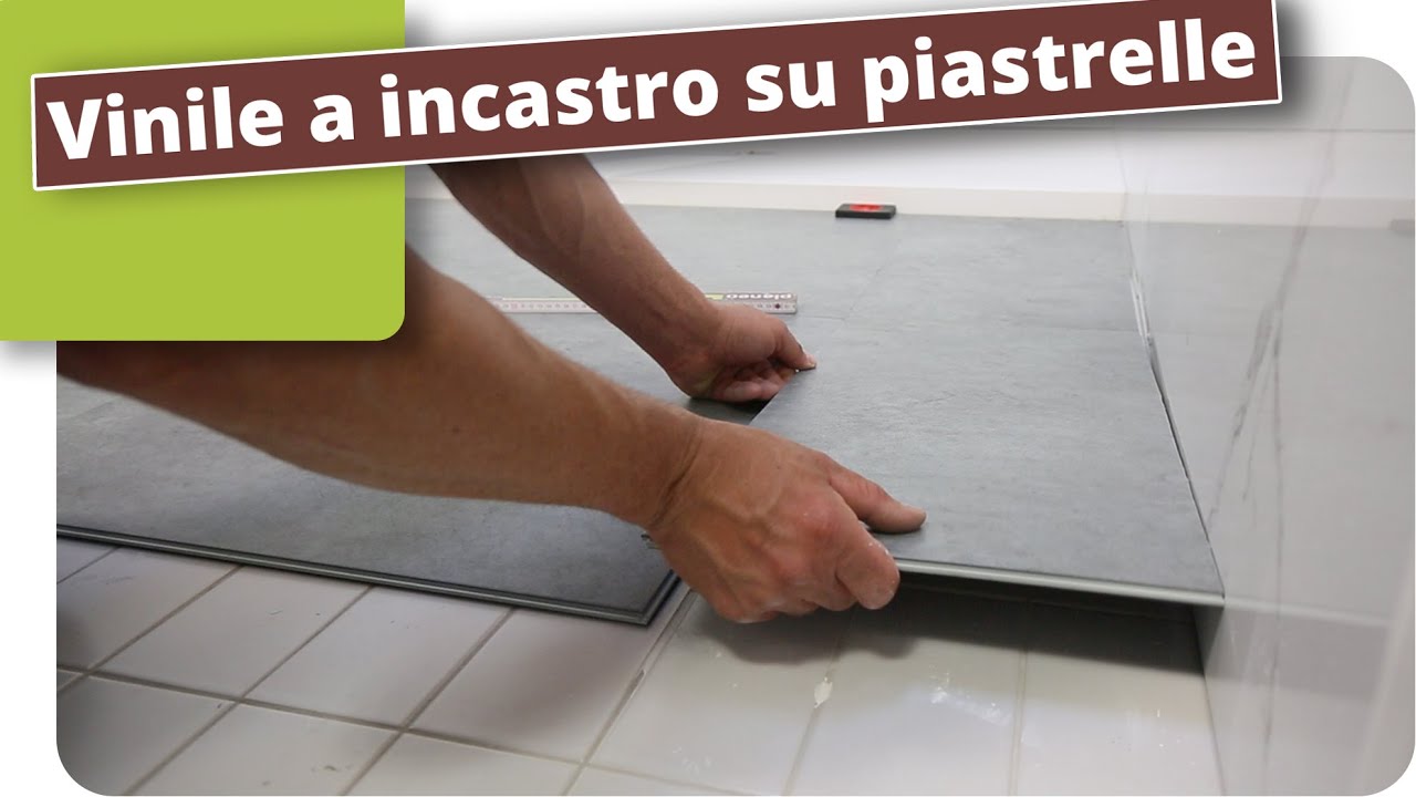 Vinile a incastro su piastrelle - YouTube