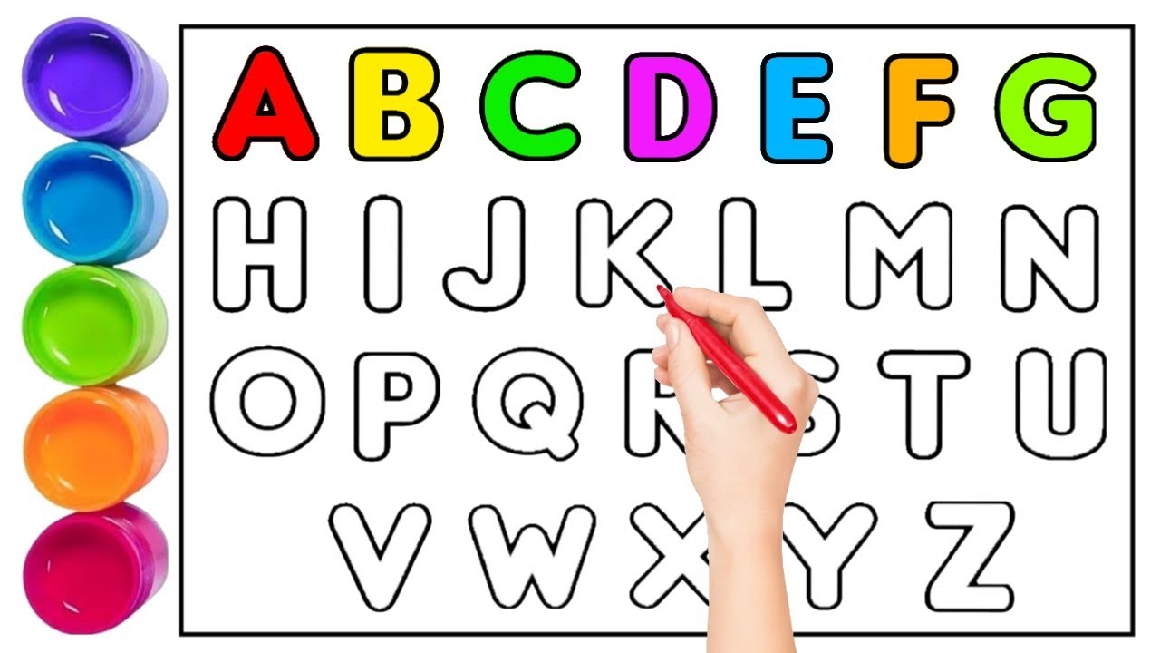 A to Z | Colorful alphabet for kids | abc | Alphabet sounds | A for ...