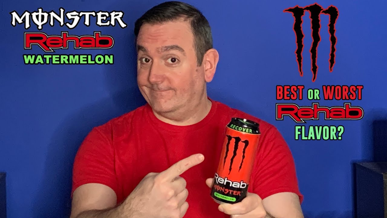 Monster Rehab Watermelon Energy Drink Review; BEST or WORST Monster ...
