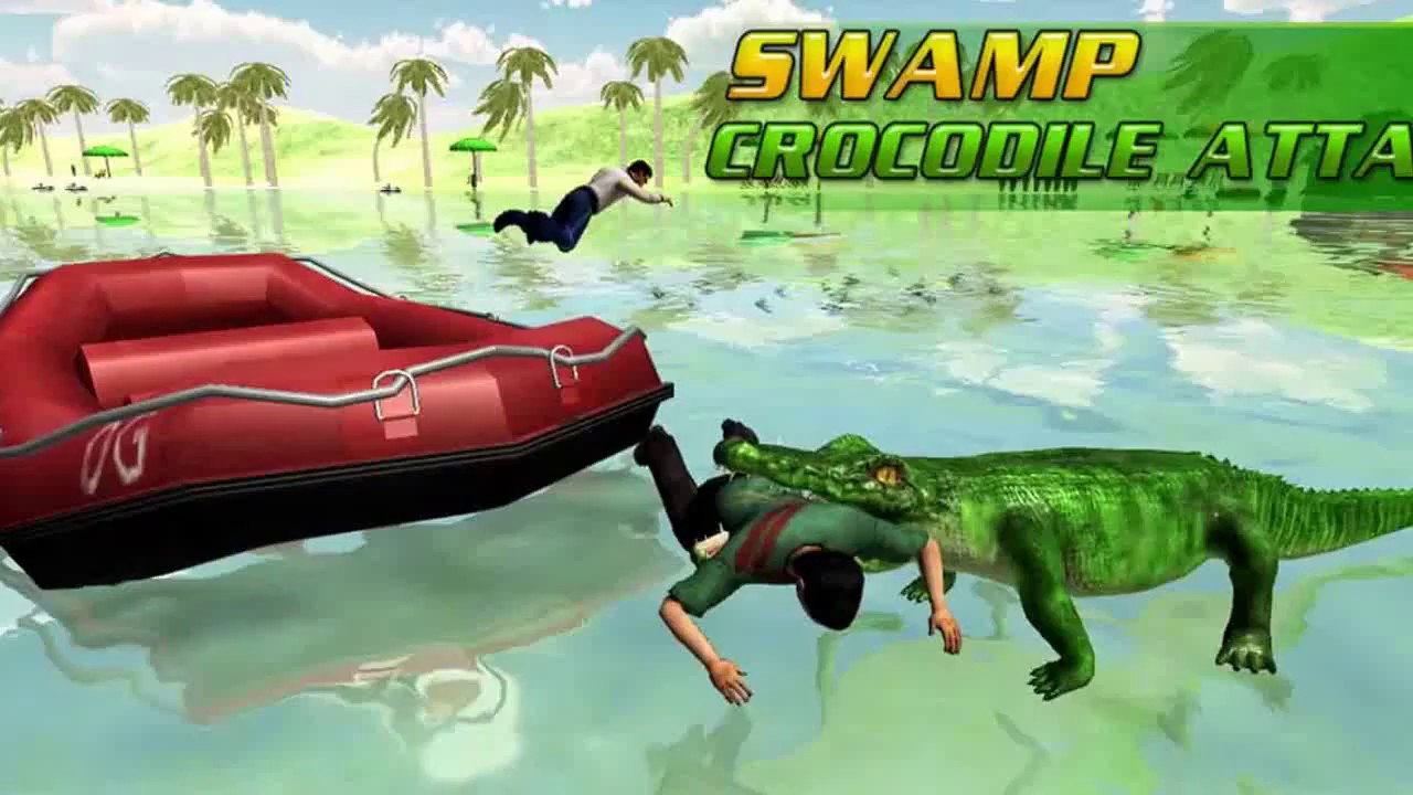 Swamp Crocodile Attack 2017 - YouTube