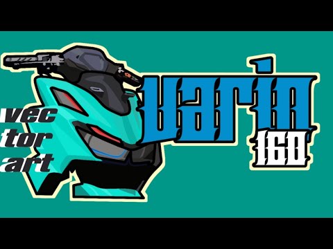 bikin vector vario 160 || VECTOR ART - YouTube