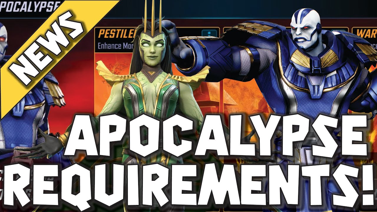 Apocalypse Requirements Announced! New T5 Abilities Confirmed! - Marvel ...