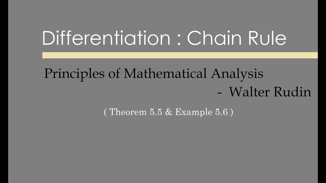 Real Analysis : Rudin Book - Lecture 50 - YouTube