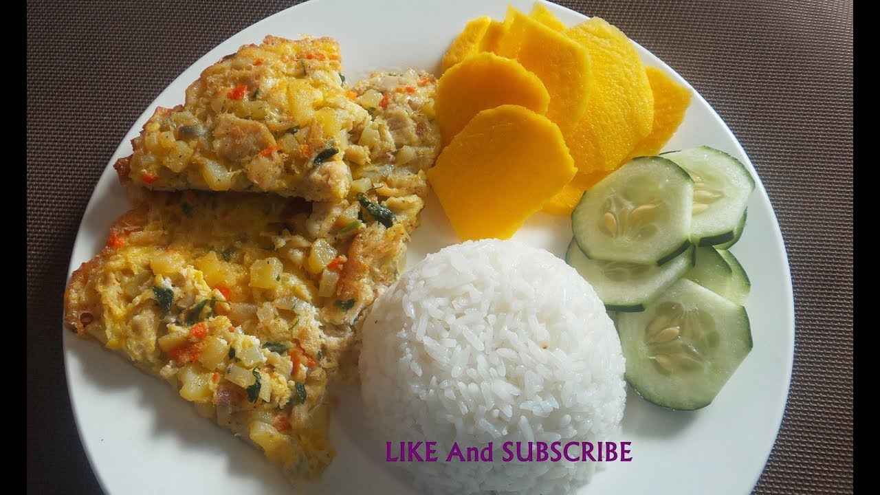 Tortang Manok Filipino Recipe. - YouTube