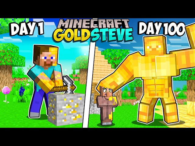 Minecraft Gouden Pantser Steve