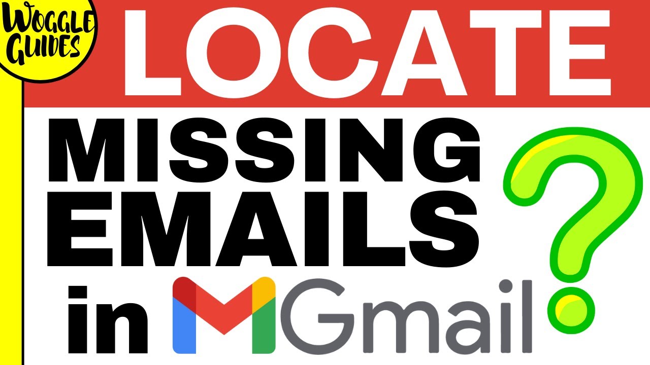 How to find a missing email in Gmail - YouTube