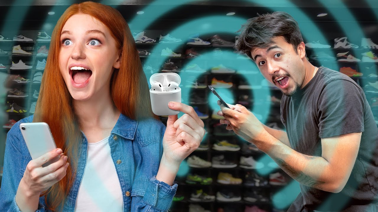 Airdropping Strangers ACTUAL items - YouTube