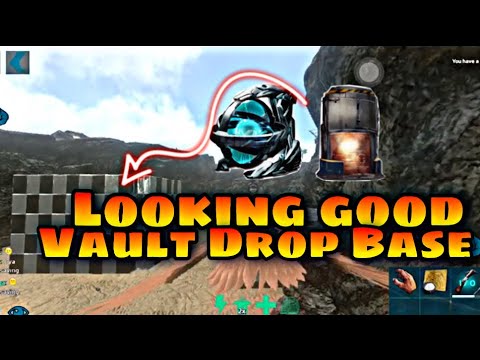 How To Build A Nice Vault Drop Base | Ark Mobile Chigga’s sever - YouTube