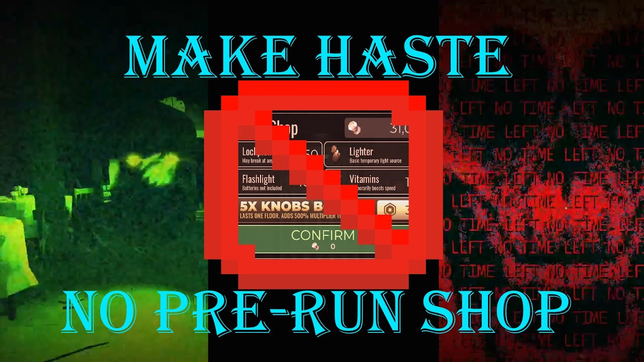 Make Haste no pre-run shop┃Doors - YouTube