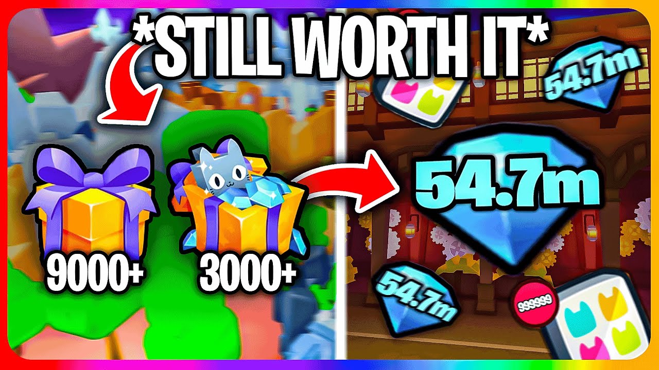 I OPENED 12,000+ Gift Bags 🎁 in Pet Simulator 99 AND GOT THIS...💎 (Pet ...