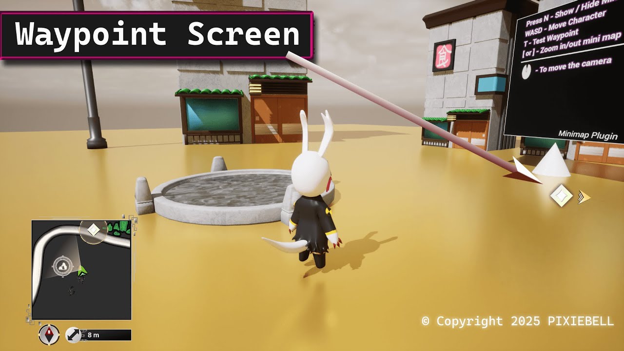 Unreal Engine - Minimap with Waypoint Screen [Demo] - YouTube