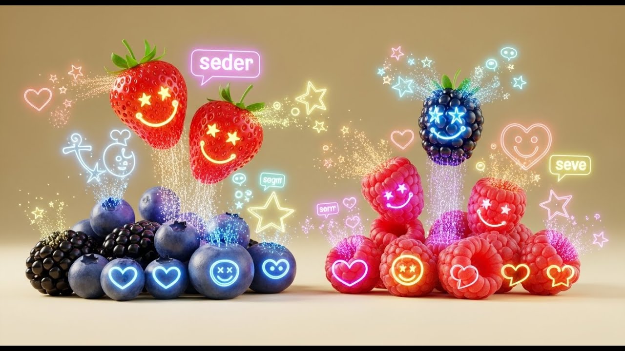 Berry Bounce Basket Bash 🍓🎵 | Animated Nursery Rhyme for Toddlers Sing ...
