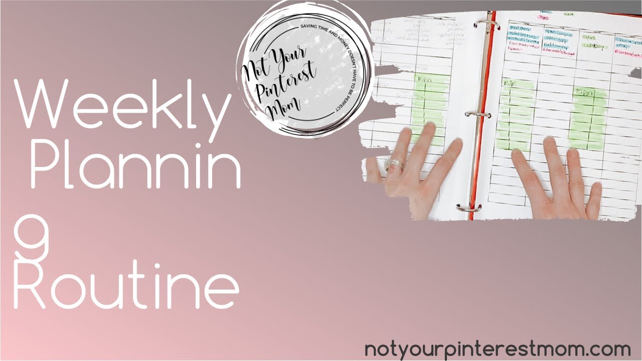 Weekly Planning Routine | Functional Planning System | Planning Your ...