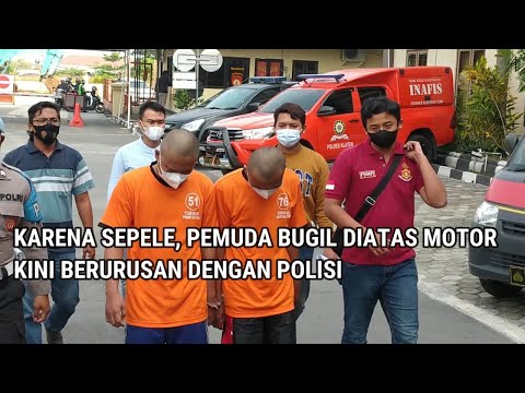MOTIF SEPELE, PEMUDA BUGIL DIATAS MOTOR YANG SEMPAT VIRAL TERANCAM 10 TAHUN PENJARA
