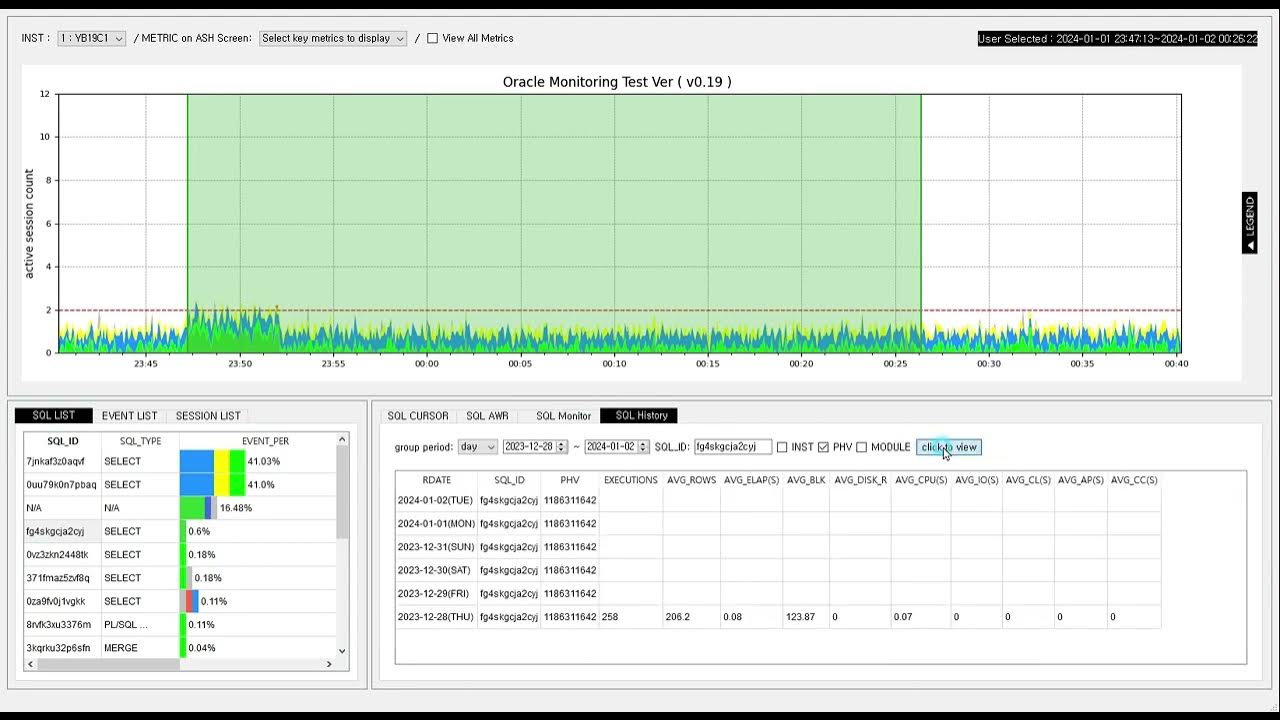 [5] oracle monitoring v0.19 (python ver) - YouTube
