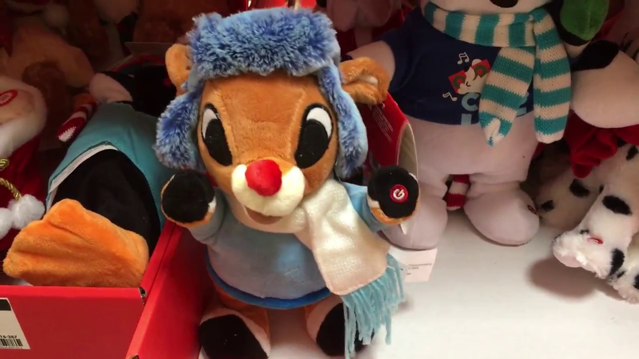 Mini Side Steppers - Rudolph in Icy Blues | Gemmy 2016 - YouTube