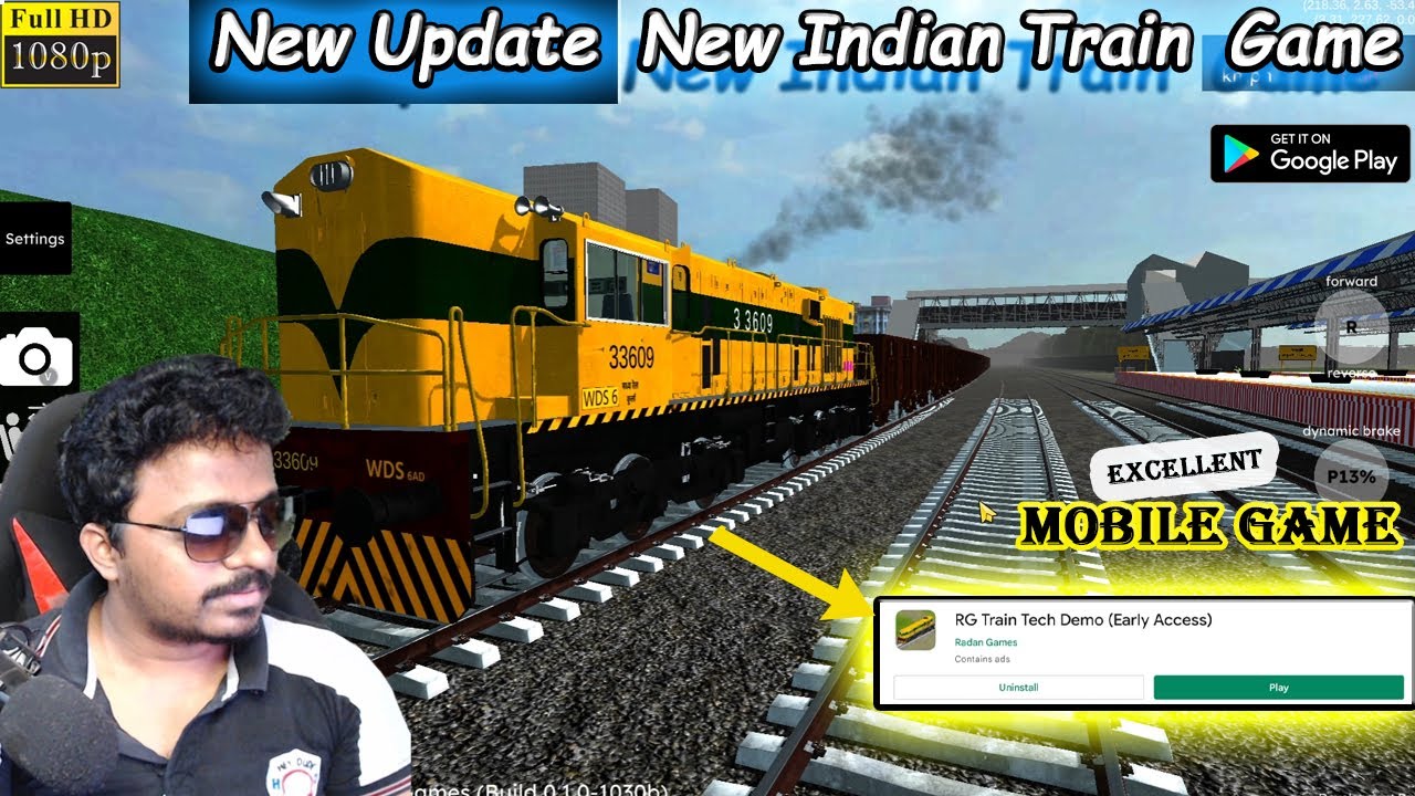 New update Train Game RG Train-Tech Demo Full Scenario Gameplay Indian Train Game - YouTube