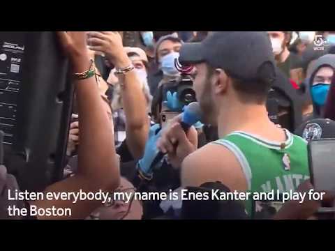 Enes Kanter ABD’deki Eylemlere Katıldı!