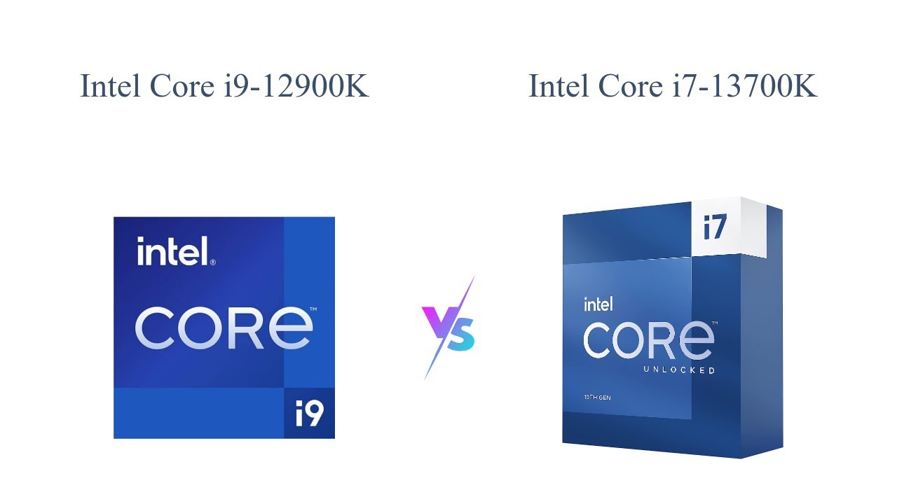 Intel Core i9-12900K vs. i7-13700K Gaming Processors Comparison 🎮🔥 ...