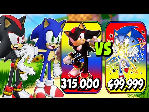 Sonic Vs Shadow Power Level Comparison!