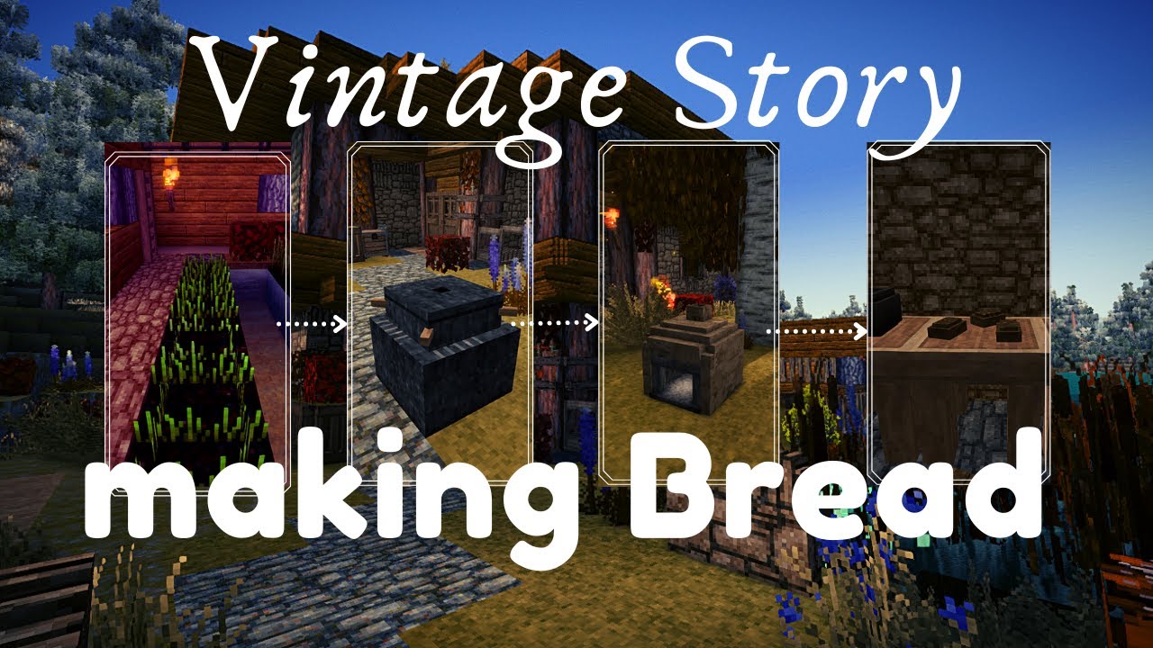 Vintage Story Episode 7 HOW TO MAKE BREAD - YouTube