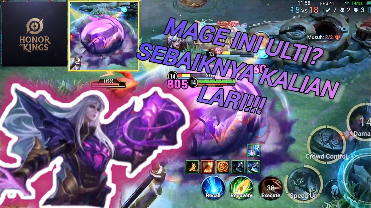 Hero Mage Burst Damage Menggunakan Kekuatan Arwah!!? Gameplay Sima Yi ...