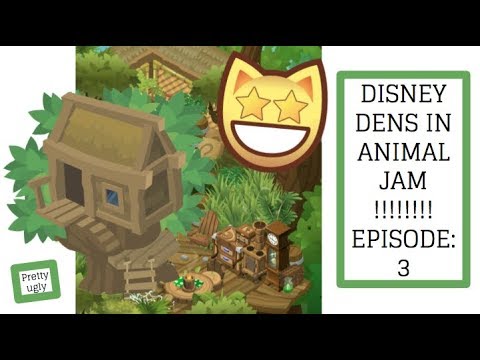 DISNEY TREEHOUSE IN ANIMAL JAM! Disney Dens Ep. 3 - YouTube