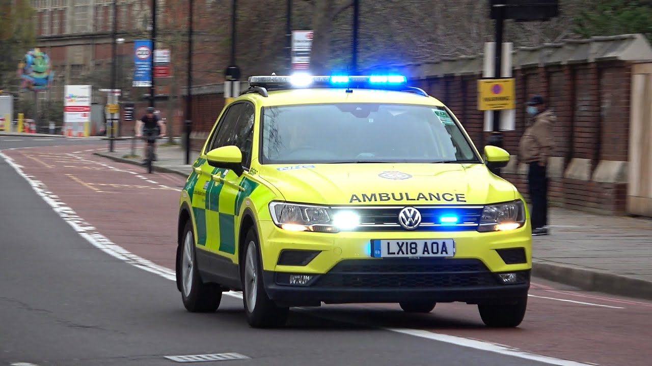 London Ambulance Service FRUs | IROs | ERs | APP cars responding - YouTube