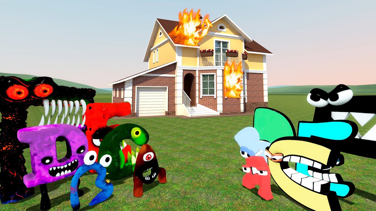 ALPHABET LORE FAMILY PART 3 AND NIGHTMARE ALPHABET LORE DESTROYED MY ...