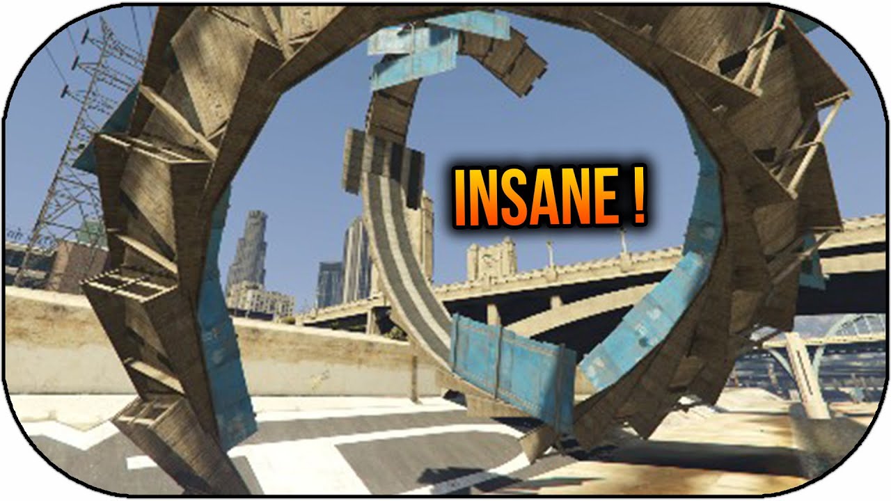 GTA 5 Online - INCREDIBLE Dragon Ramp Race ! (GTA 5 Funny Moments ...