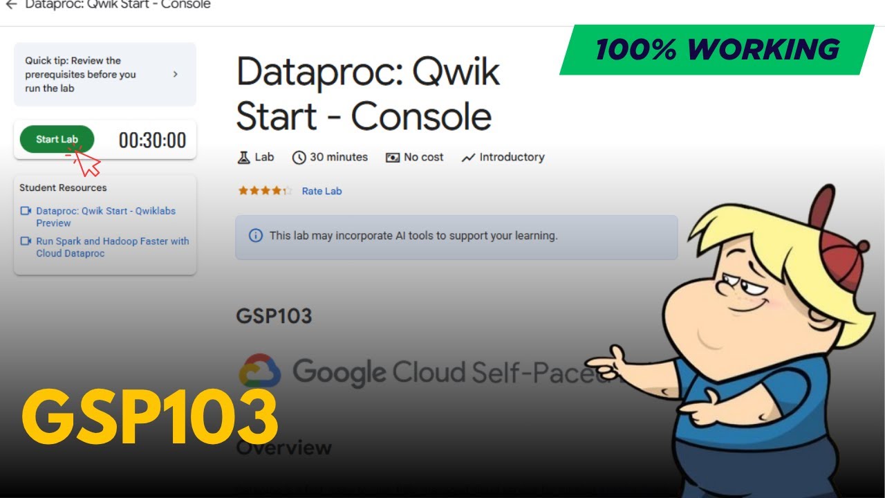 Dataproc Qwik Start - Console (GSP103) | Step-by-Step Tutorial | 100% Working - YouTube
