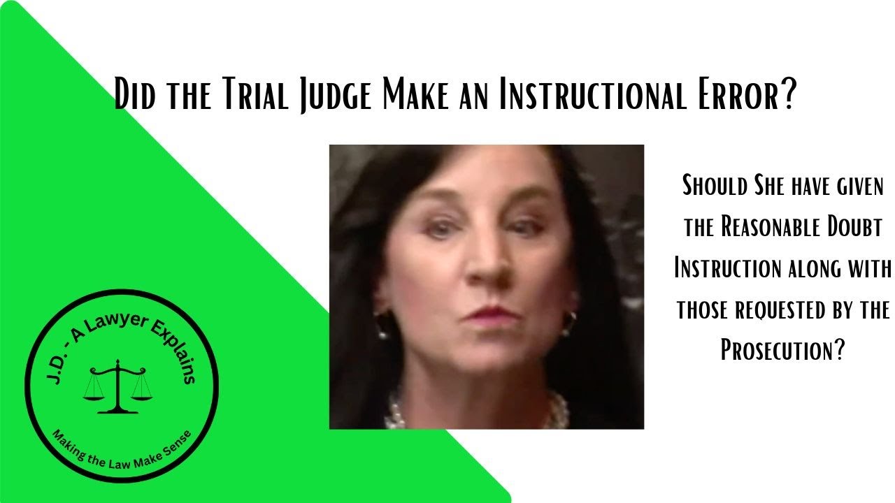 Did the Trial Judge Err In Refusing to Give The Reasonable Doubt ...