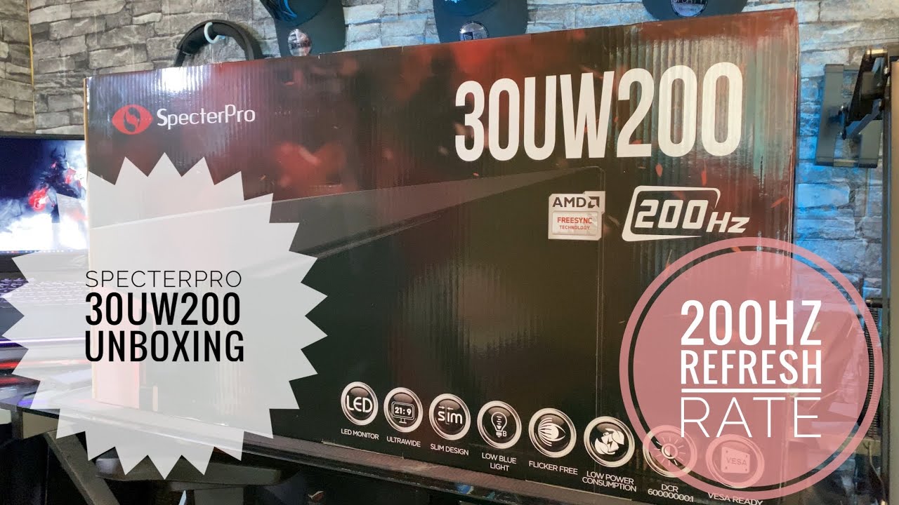 SpecterPro 30UW200 Unboxing - YouTube
