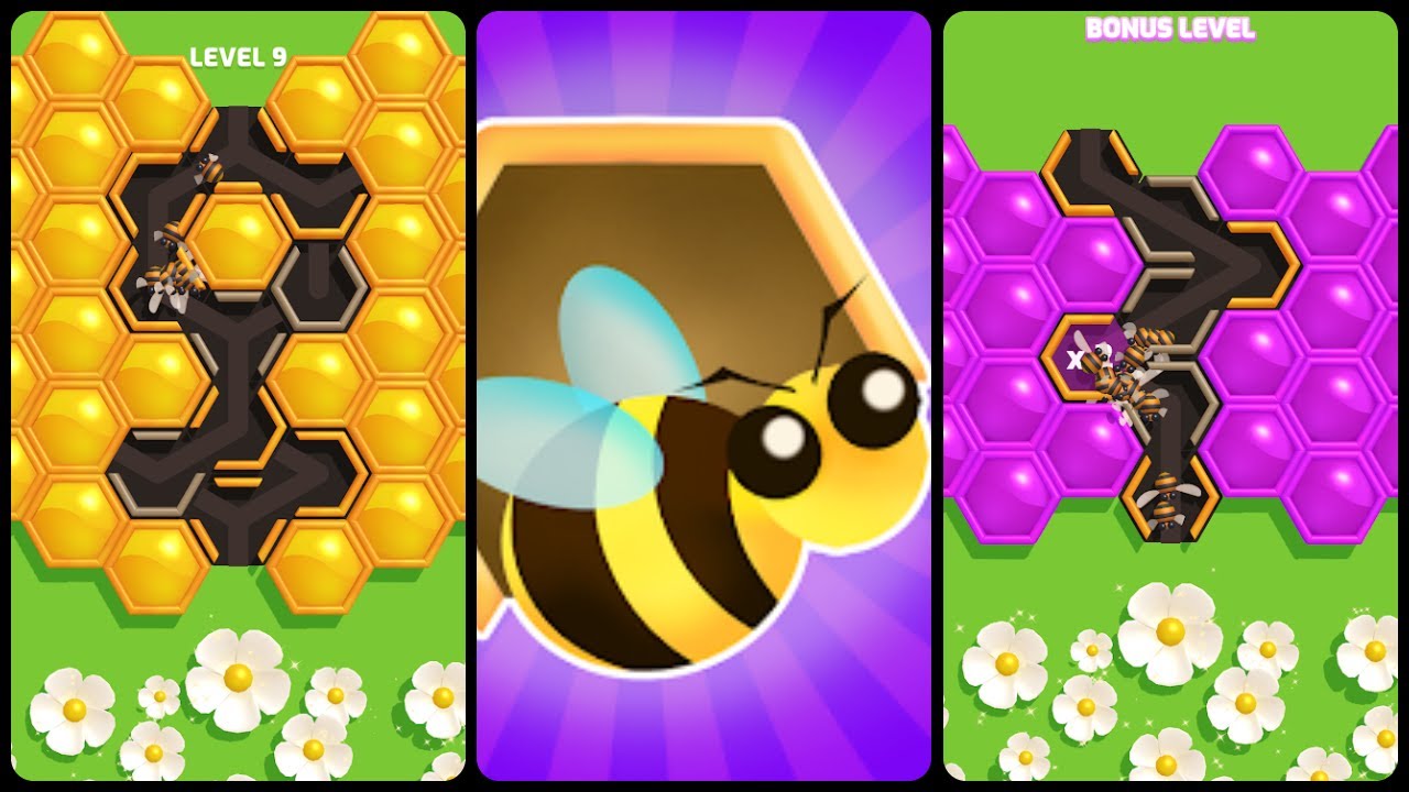Hexa Bees Gameplay Android Mobile - YouTube