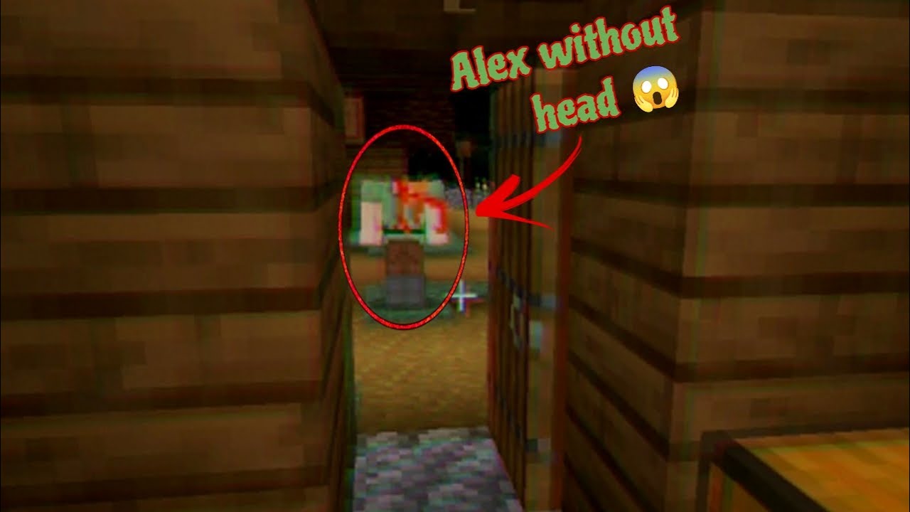 I saw a scary Alex in Minecraft | Horrible Midnight Man - YouTube