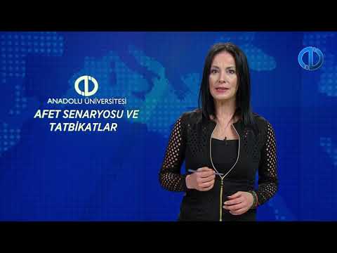 AFET SENARYOSU VE TATBİKATLAR - Ünite 1 Konu Anlatımı 1