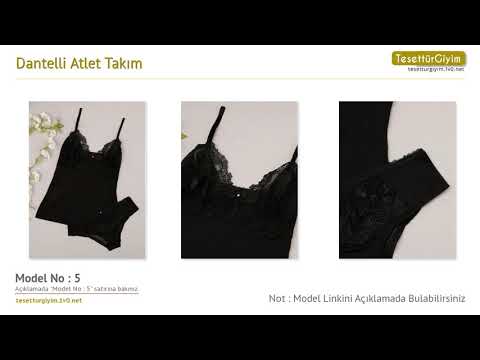 Dantelli Atlet Takım - Atlet Modelleri
