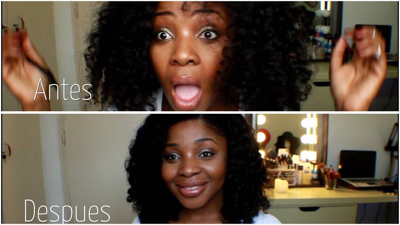 DEFINE LOS RIZOS EN UNA PELUCA DE TEXTURA RIZADA (mi rutina)|| Luce ...