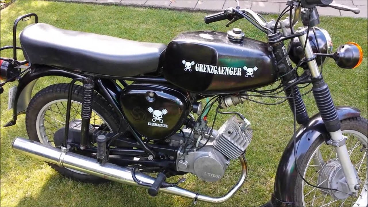 Simson S50 jetzt auch mit Anlage ;) - YouTube