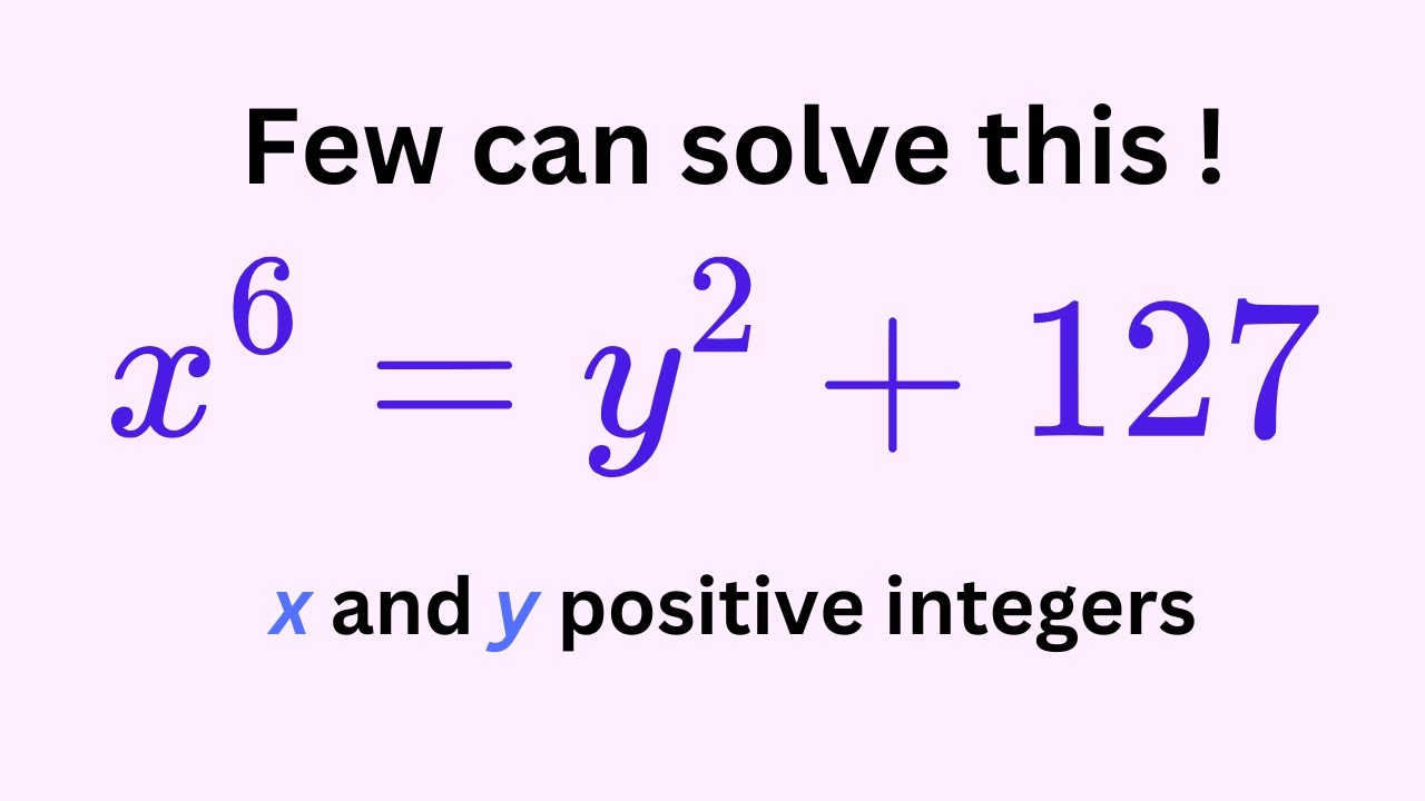 Can you solve this high school Math competition problem ? - YouTube