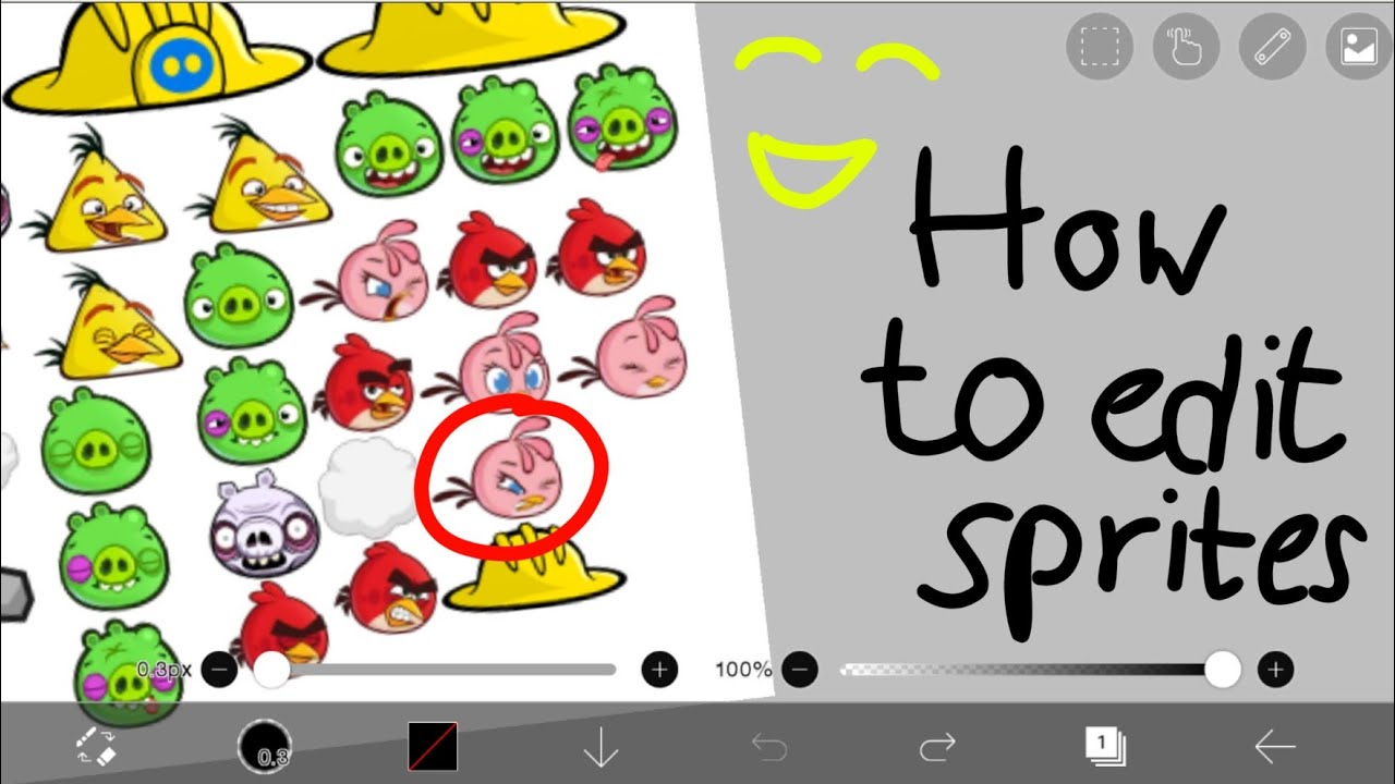 How to edit Angry Birds Classic (7.4.0) sprites in beautiful manner ...